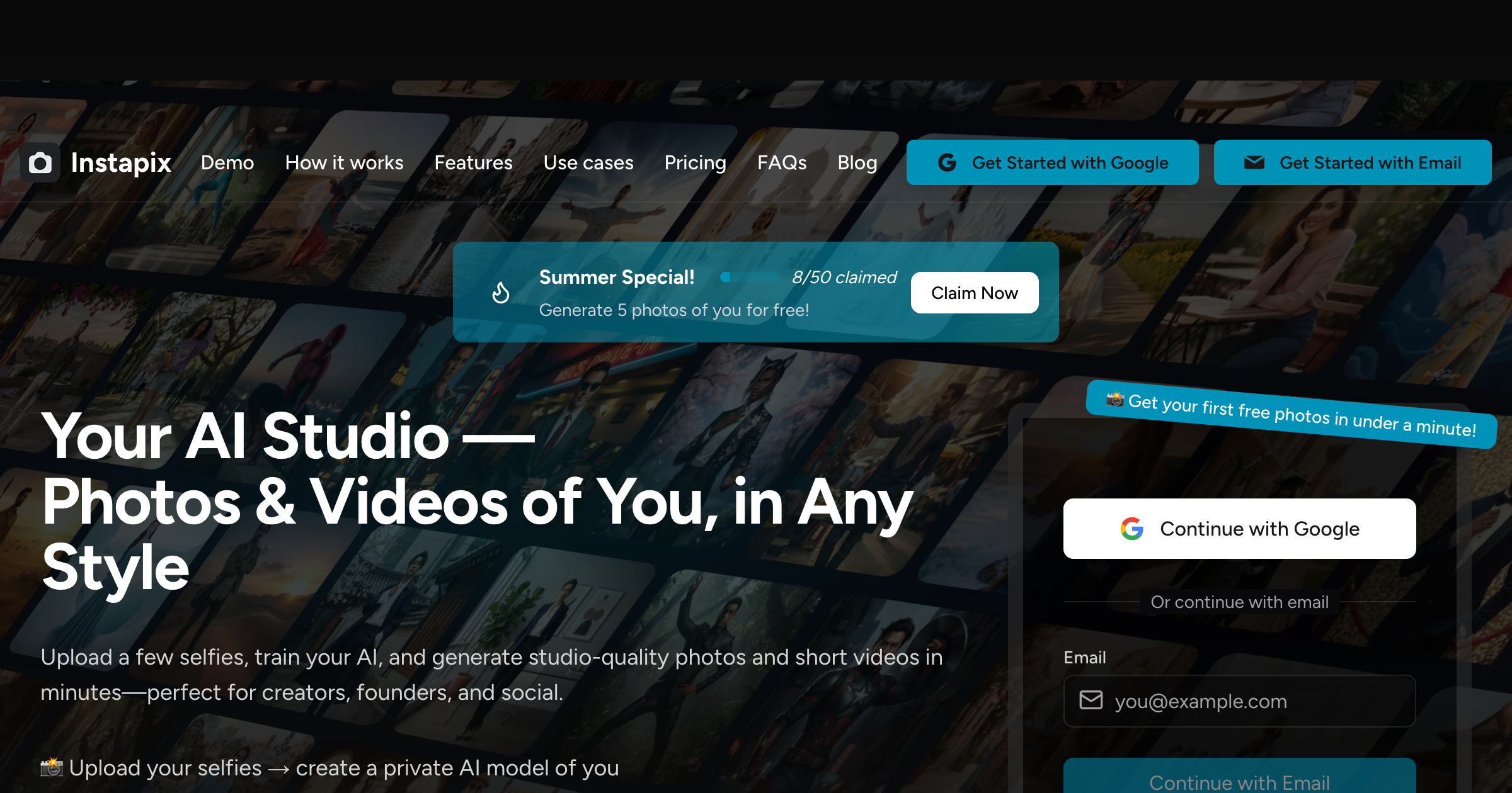 Instapix - Your AI Studio for Photos & Videos